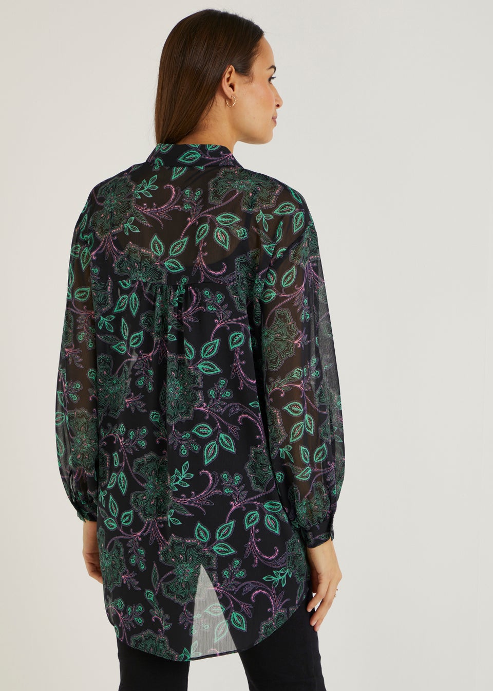 Et Vous Multicoloured Floral Print Blouse Matalan