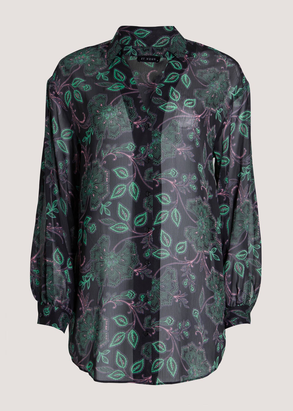 Et Vous Multicoloured Floral Print Blouse Matalan