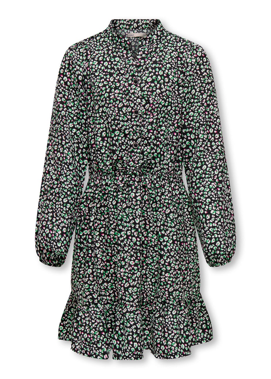 ONLY Girls Multicoloured Print Long Sleeve Dress (6-14yrs) - Matalan