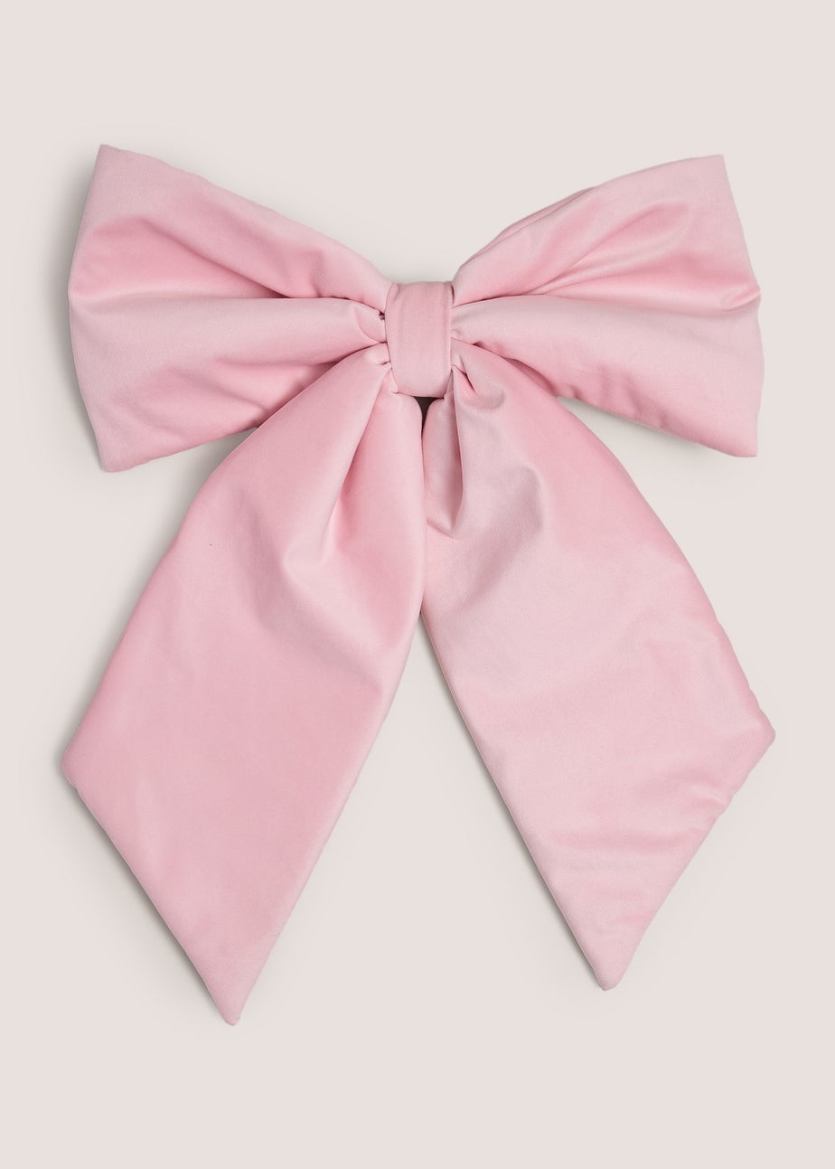 Pink Large Bow Decoration - Matalan