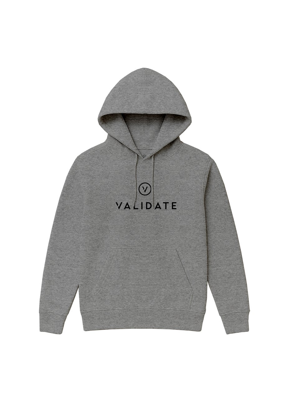 Validate Grey OG Premium Hoodie - Matalan
