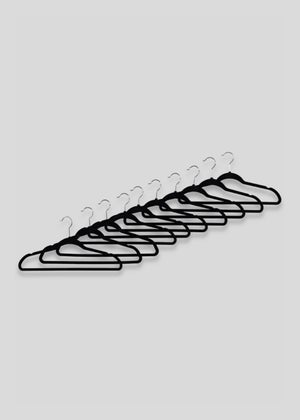 10 Pack Velour Hangers - Matalan