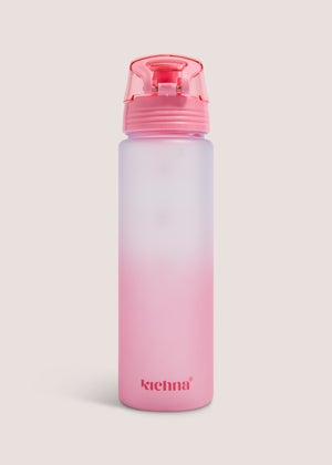 Kichna Pink Ombre Tracker Reusable Water Bottle (700ml) - Matalan