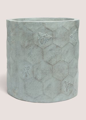 Grey Outdoor Bee Planter (27cm x 28cm) - Matalan