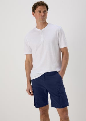 Navy Basic Cargo Shorts - Matalan