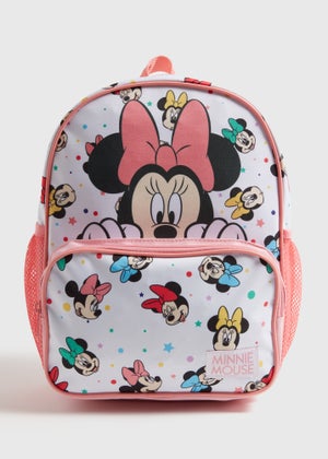 Disney Kids Pink Minnie Mouse Backpack - Matalan