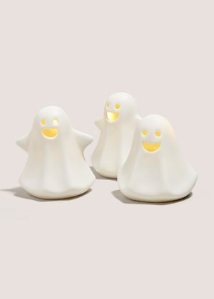 3 Pack Halloween Ghost LED Lights - Matalan