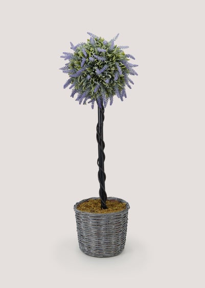 Lavender Wreath (55cm x 55cm x 10cm) - Matalan