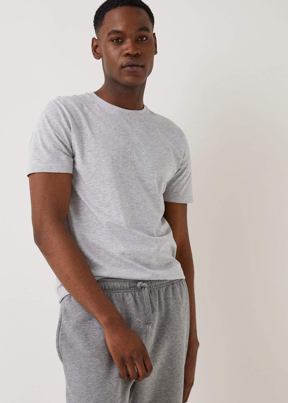 Grey Essential Crew Neck T-Shirt - Matalan