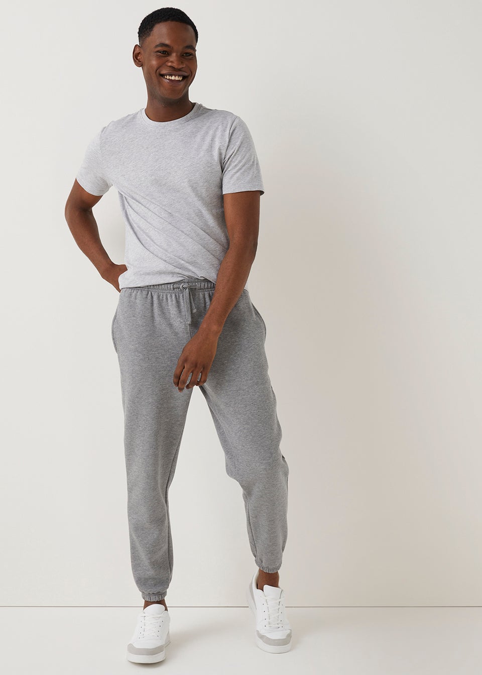 Grey Essential Crew Neck T-Shirt - Matalan