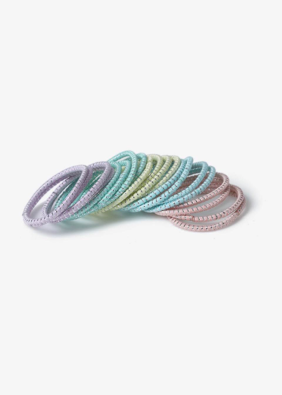 Girls Pastel Mini Hair Bobbles - Matalan