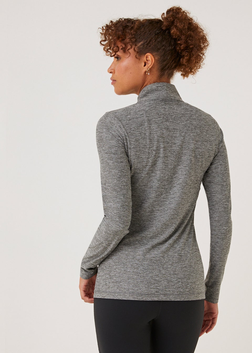 Souluxe Grey Essential Half Zip Sports Sweatshirt - Matalan Souluxe Grey Essential Half Zip Sports Sweatshirt - Matalan