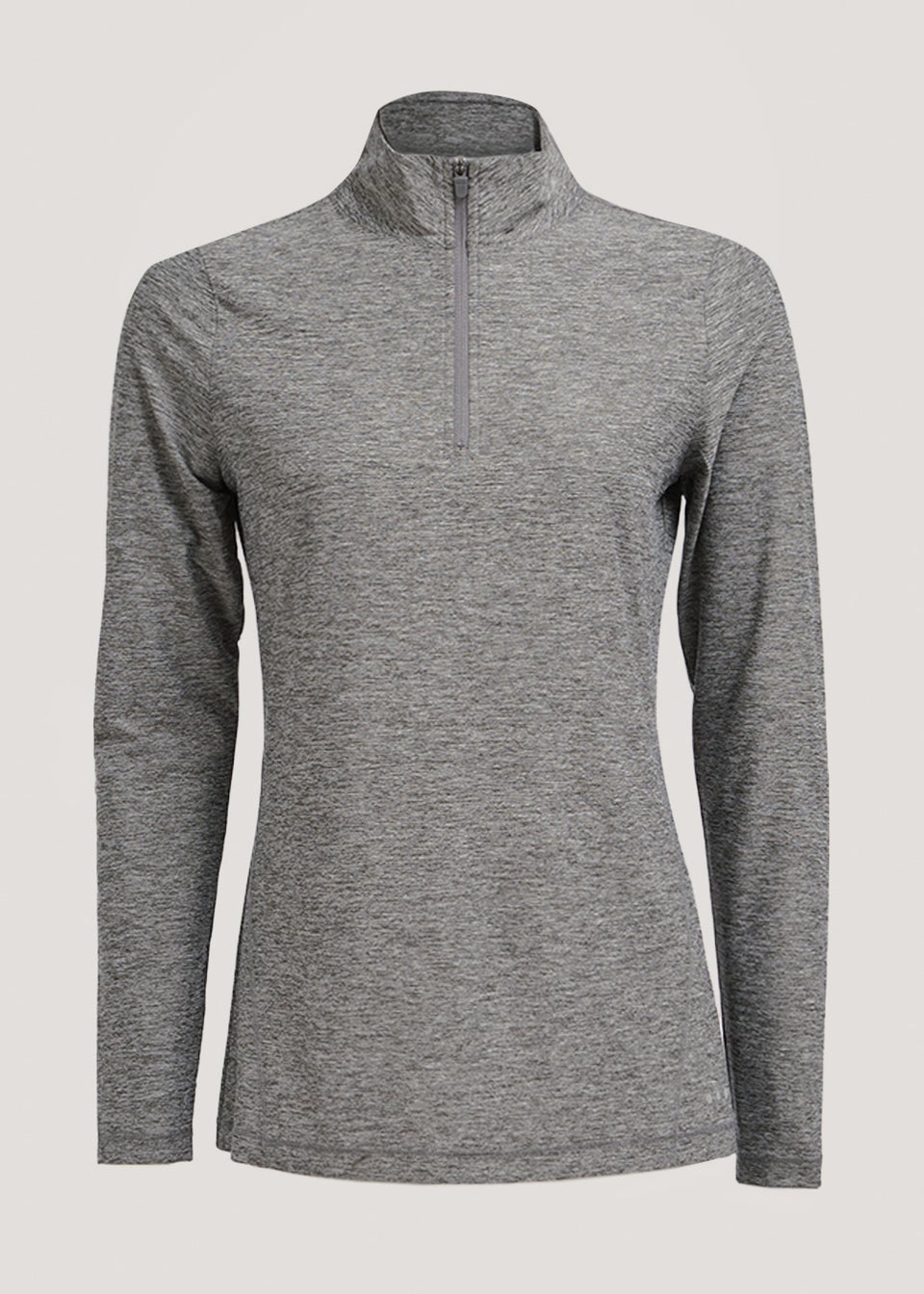 Souluxe Grey Essential Half Zip Sports Sweatshirt - Matalan Souluxe Grey Essential Half Zip Sports Sweatshirt - Matalan