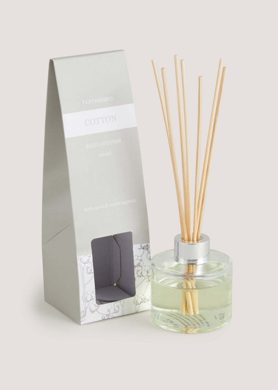 Fresh Cotton Reed Diffuser (100ml) - Matalan