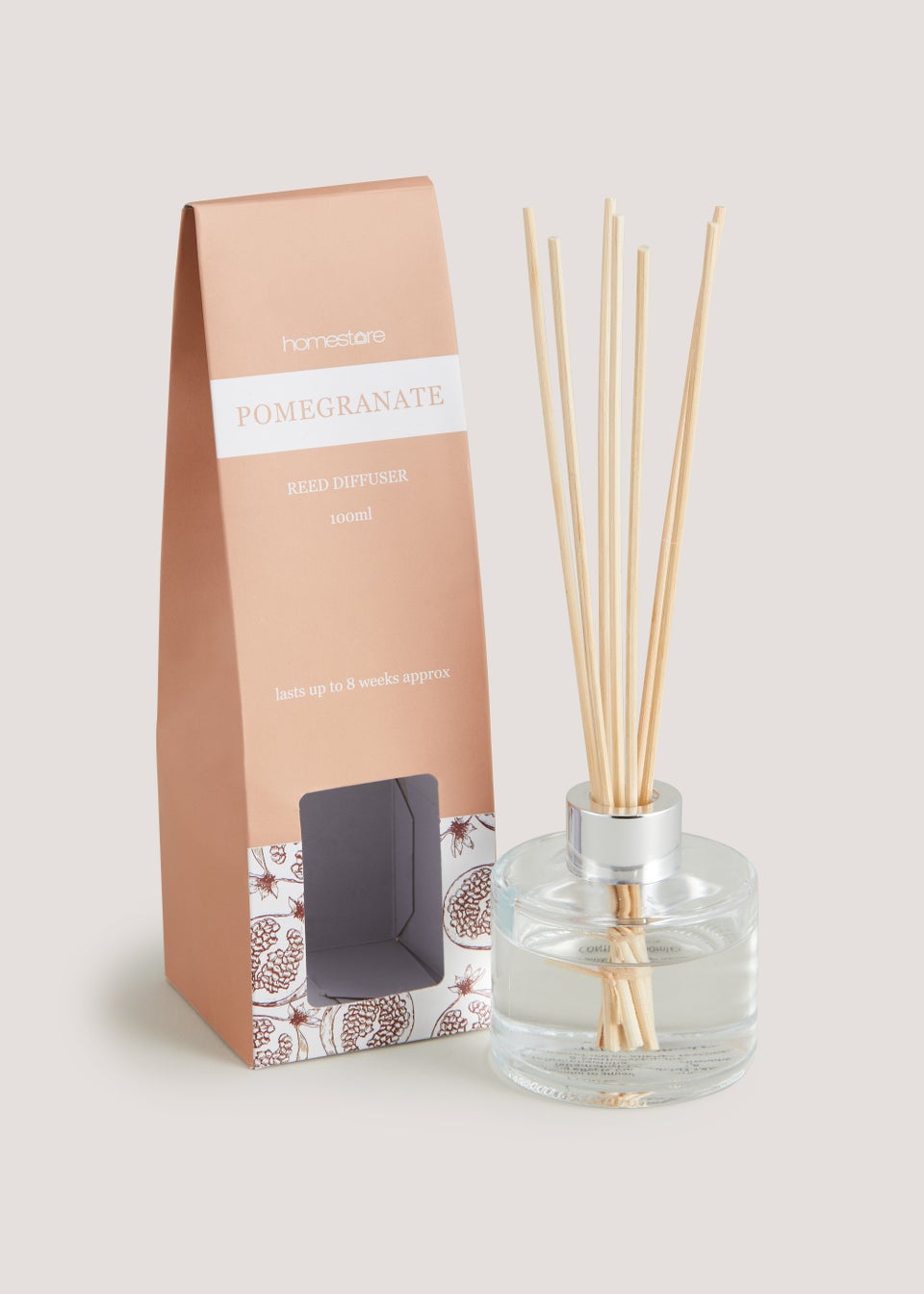 Pomegranate Reed Diffuser (100ml) - Matalan