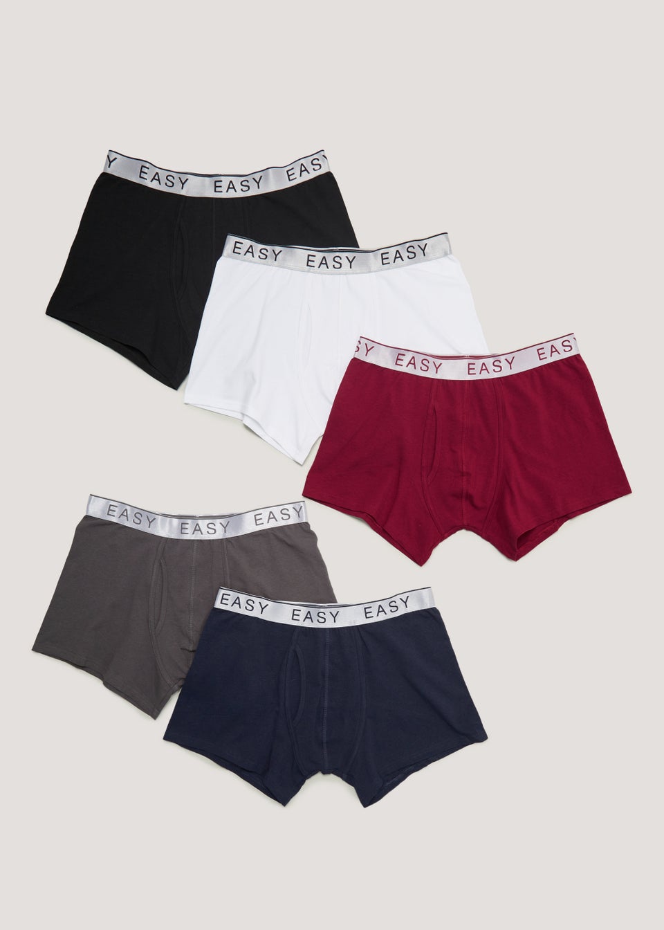 5 Pack Keyhole Trunks - Matalan