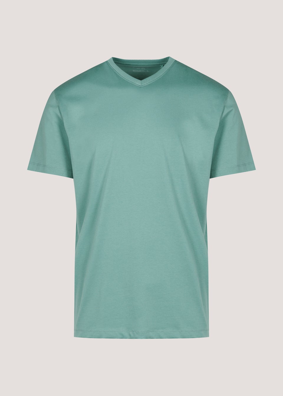 Teal Essential V-Neck T-Shirt - Matalan