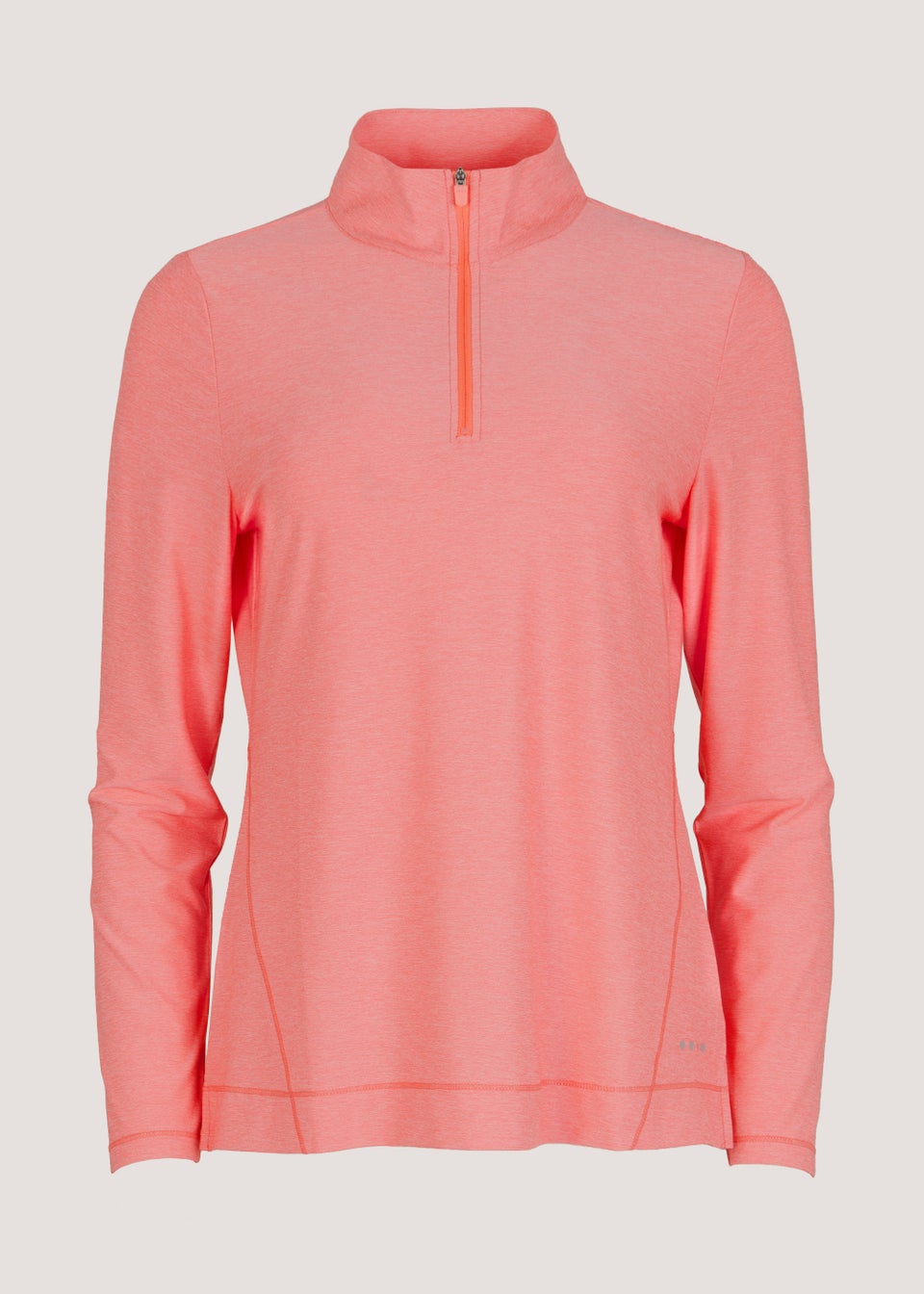 Souluxe Coral Essential Half Zip Sports Sweatshirt - Matalan Souluxe Coral Essential Half Zip Sports Sweatshirt - Matalan