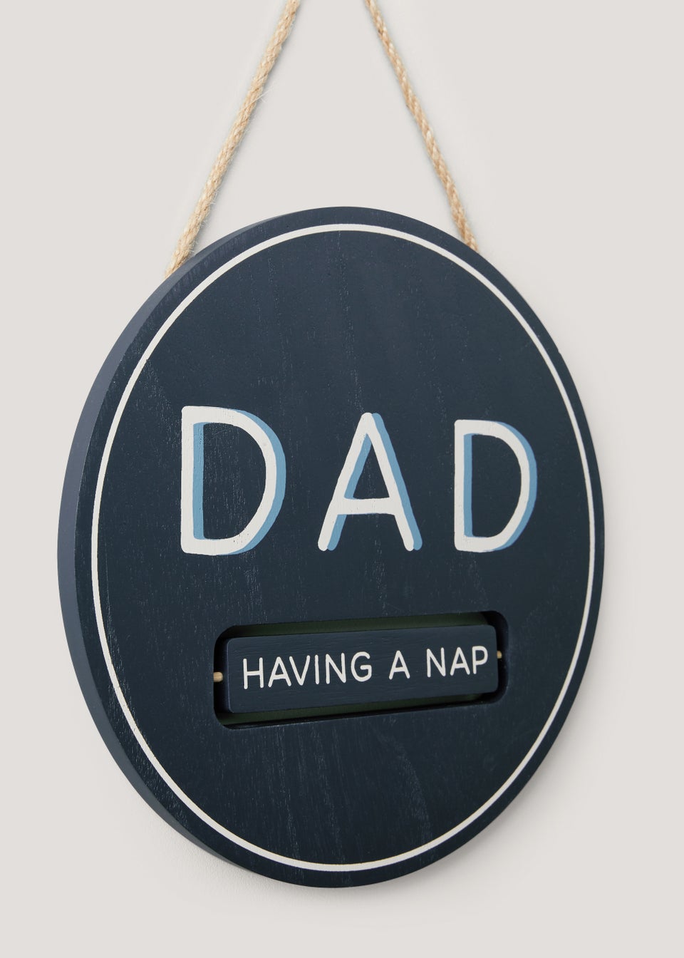 Navy Dad Sign (19.5cm x 19.5cm x 9cm) - Matalan