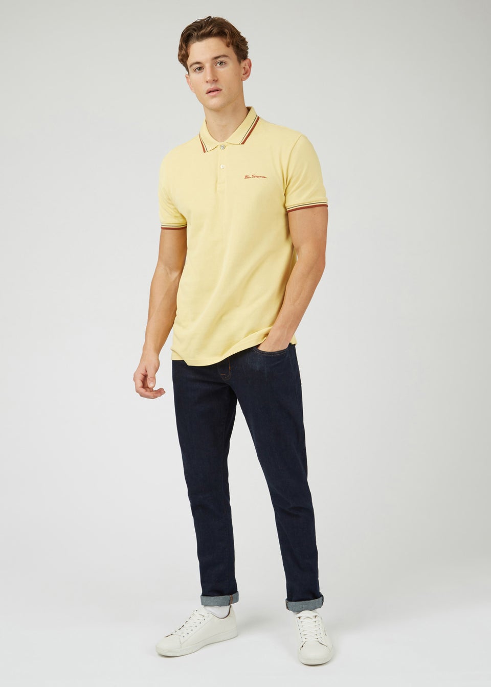 Ben Sherman Yellow Polo Shirt - Matalan