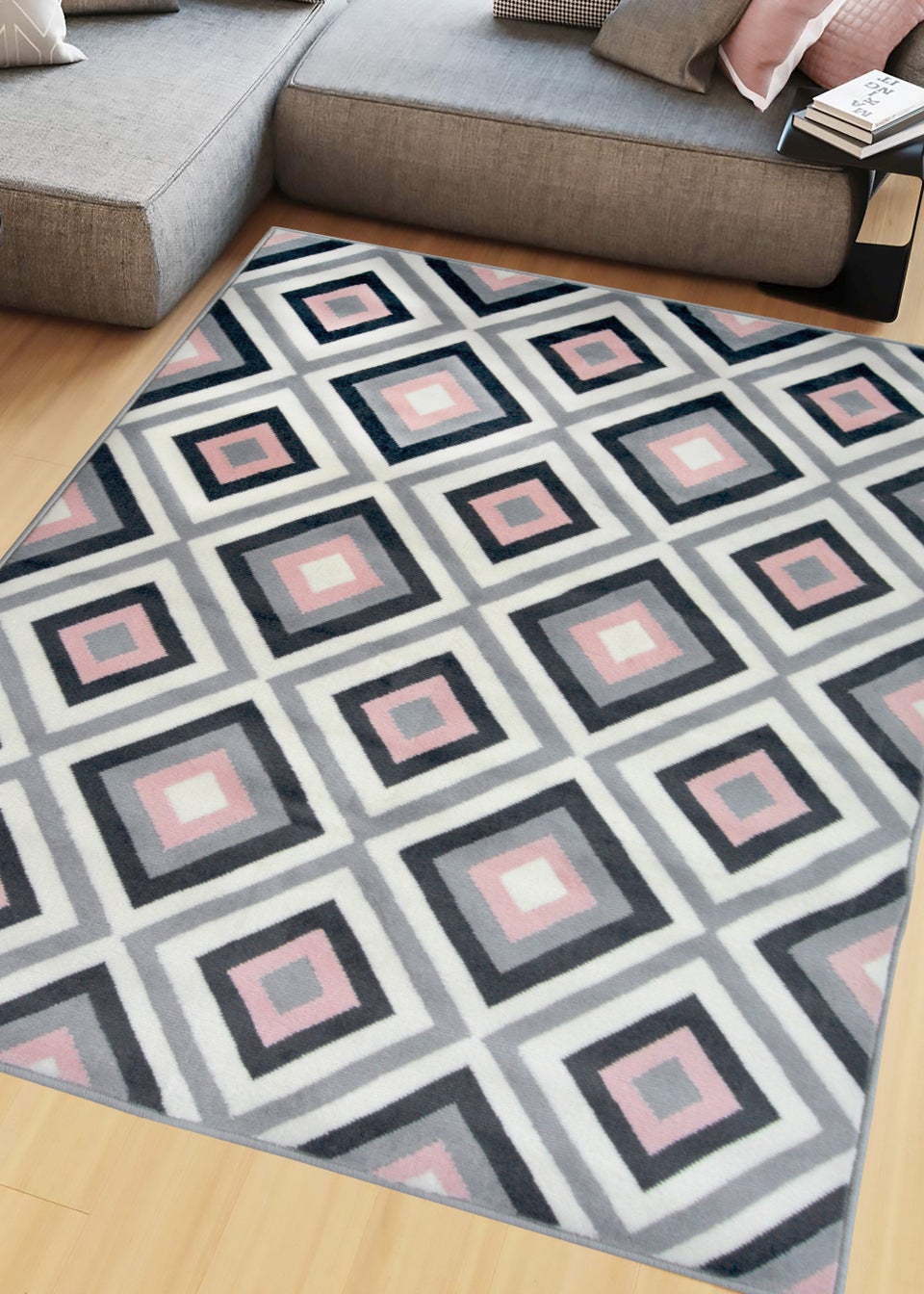 Homemaker Maestro Square Rug - Matalan