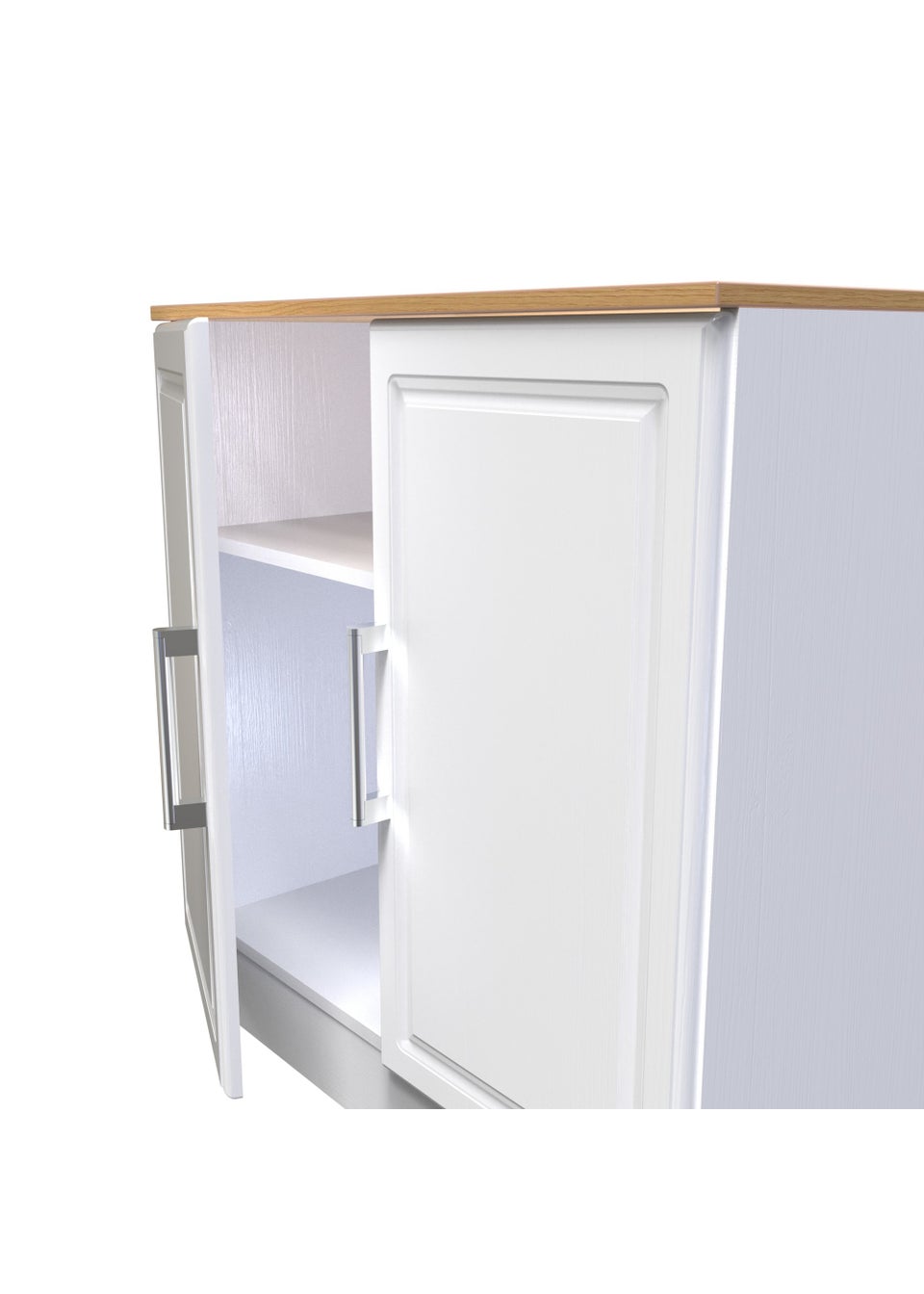 Swift Porto 2 Door Sideboard (79cm x 76cm x 40cm) - Matalan