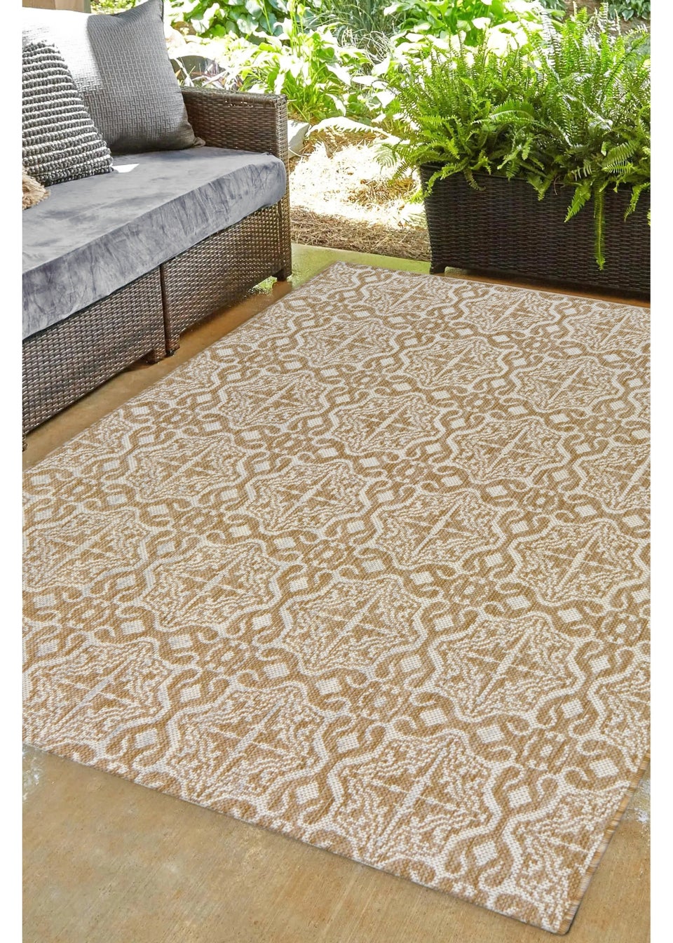 Homemaker Indoor/ Outdoor Victorian Tile Runners - Matalan