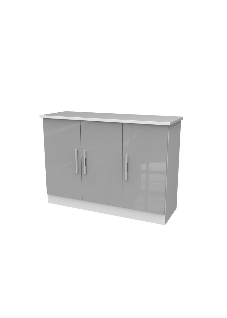 Swift Prague 3 Door Sideboard (79cm x 112cm x 40cm) - Matalan