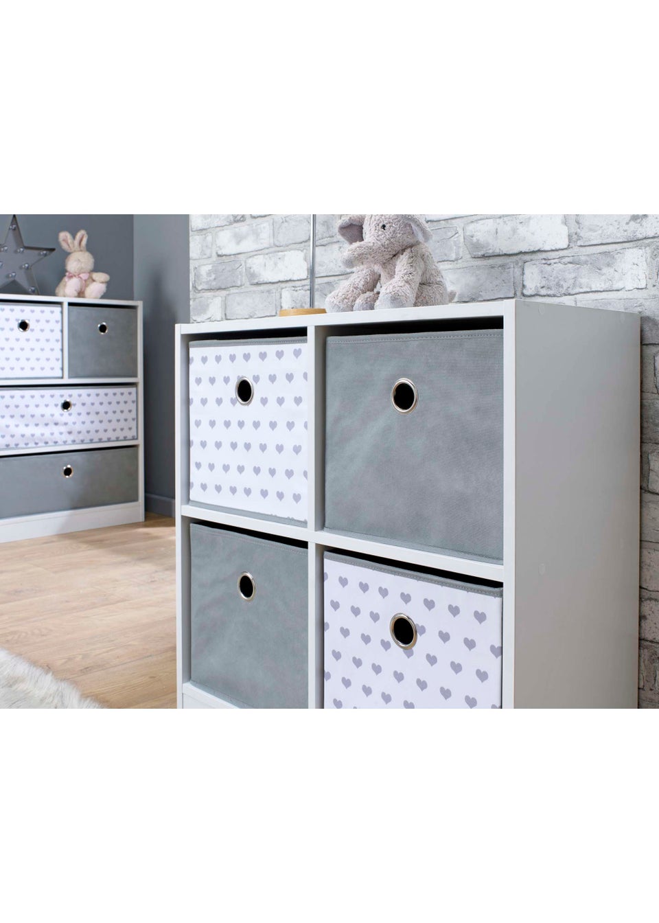 Lloyd Pascal Jazz 4 Cube Storage Unit (65cm x 63cm x 30cm) - Matalan Lloyd Pascal Jazz 4 Cube Storage Unit (65cm x 63cm x 30cm) - Matalan