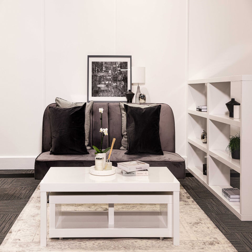 LPD Furniture Puro TV Unit White (250x450x1100mm) - Matalan