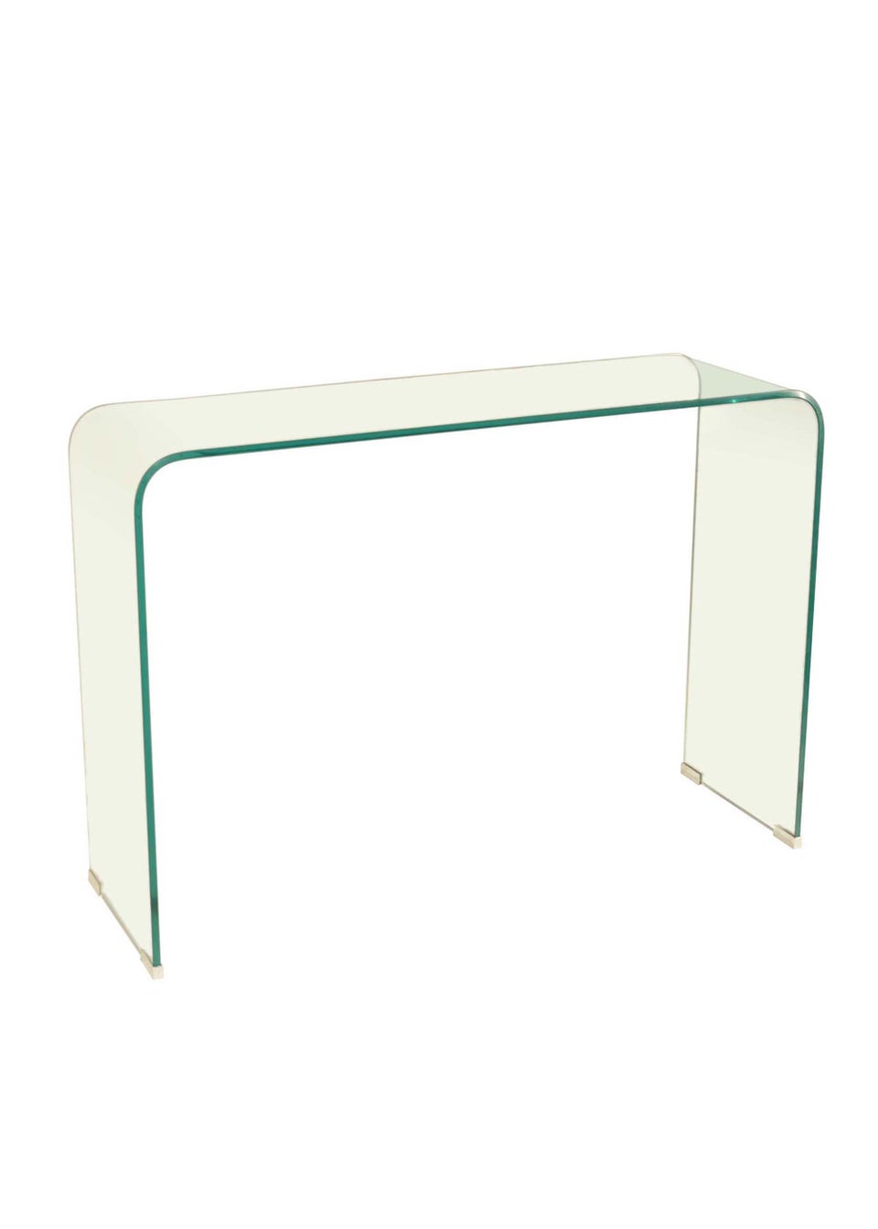 LPD Furniture Azurro Console Table Glass (750x350x1100mm) - Matalan