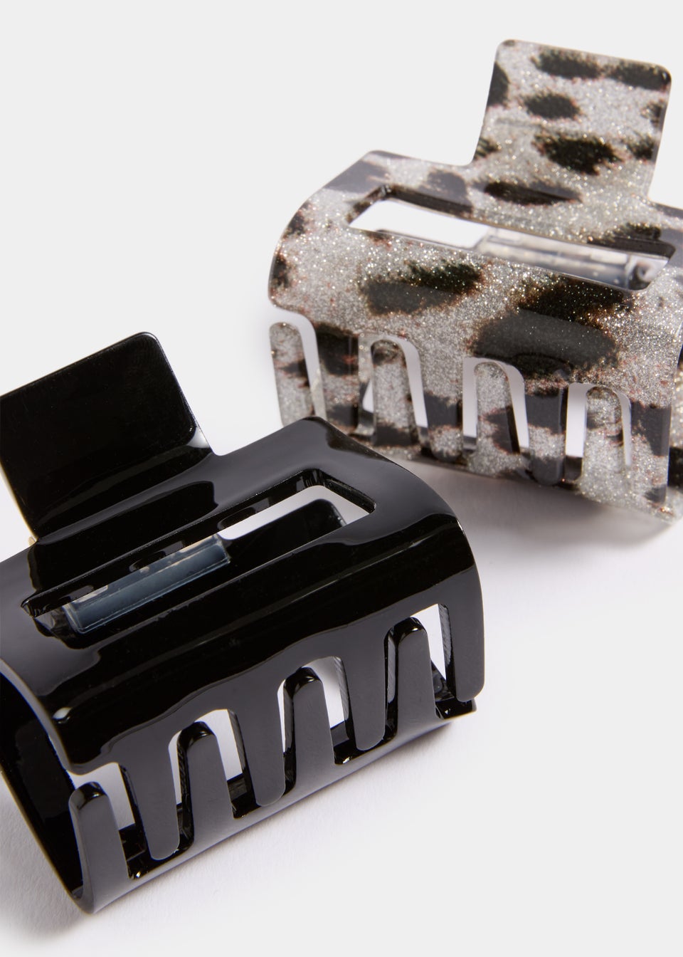 2 Pack Multicoloured Mini Hair Clamps - Matalan