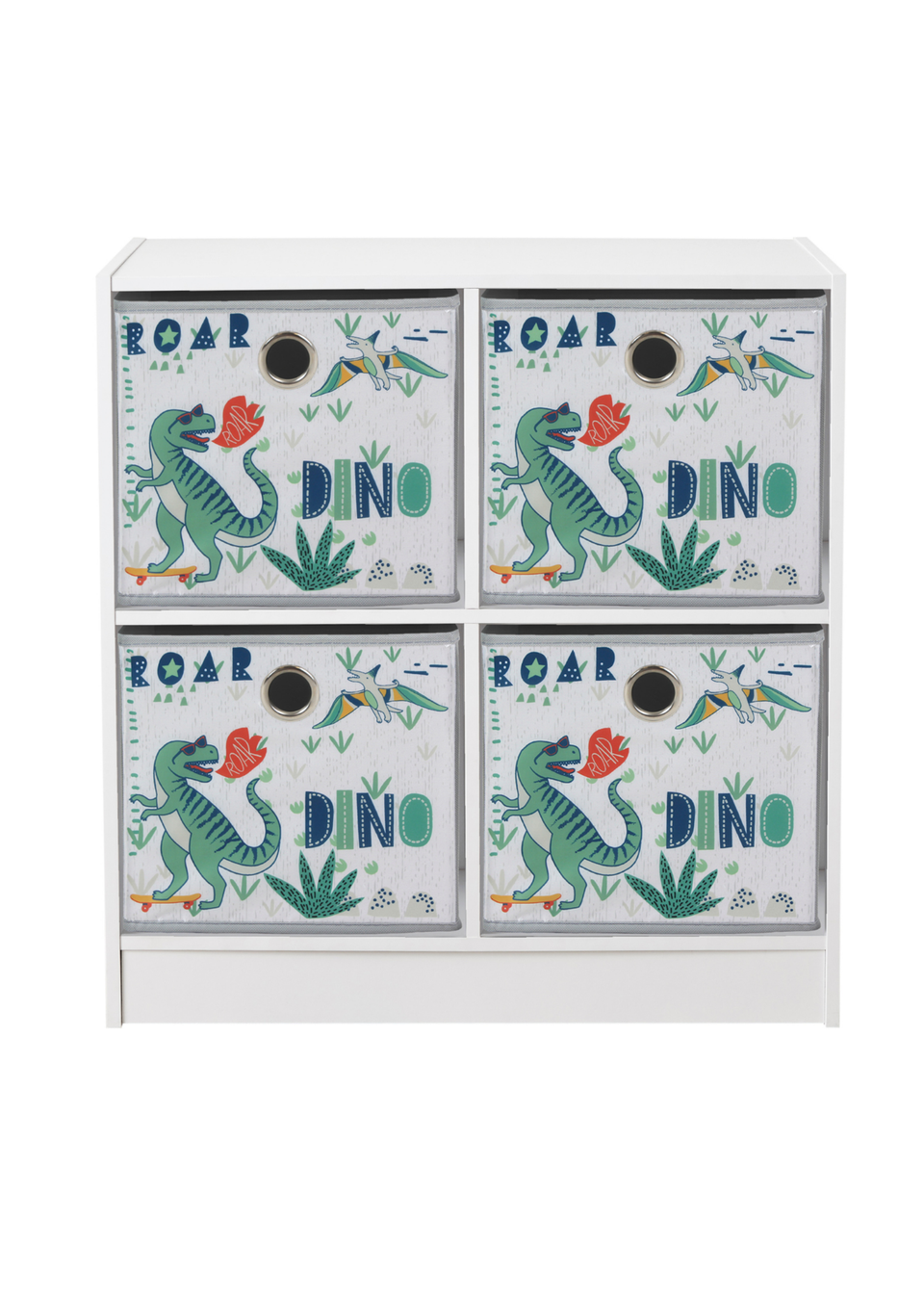 Lloyd Pascal Dino 4 Cube Storage Unit (65cm x 63cm x 30cm) - Matalan Lloyd Pascal Dino 4 Cube Storage Unit (65cm x 63cm x 30cm) - Matalan