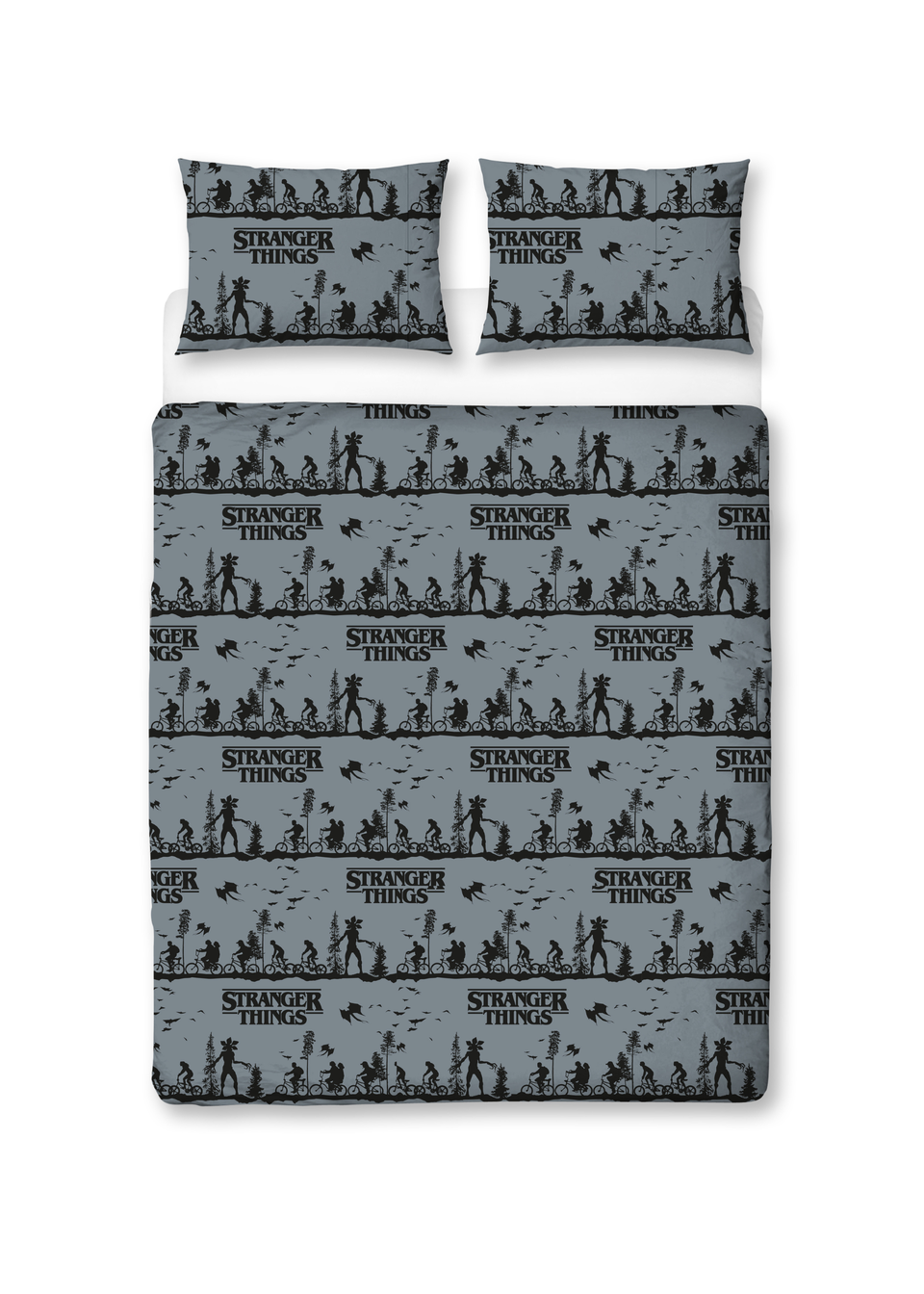 Stranger Things Town Panel Duvet Set - Matalan