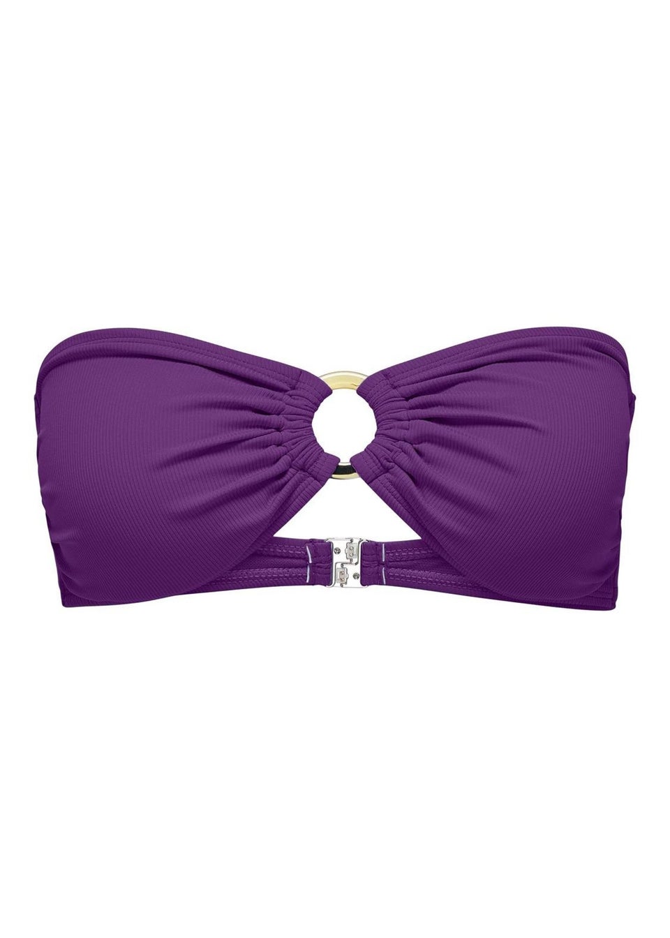 Only Purple Bandeau Bikini Top Matalan