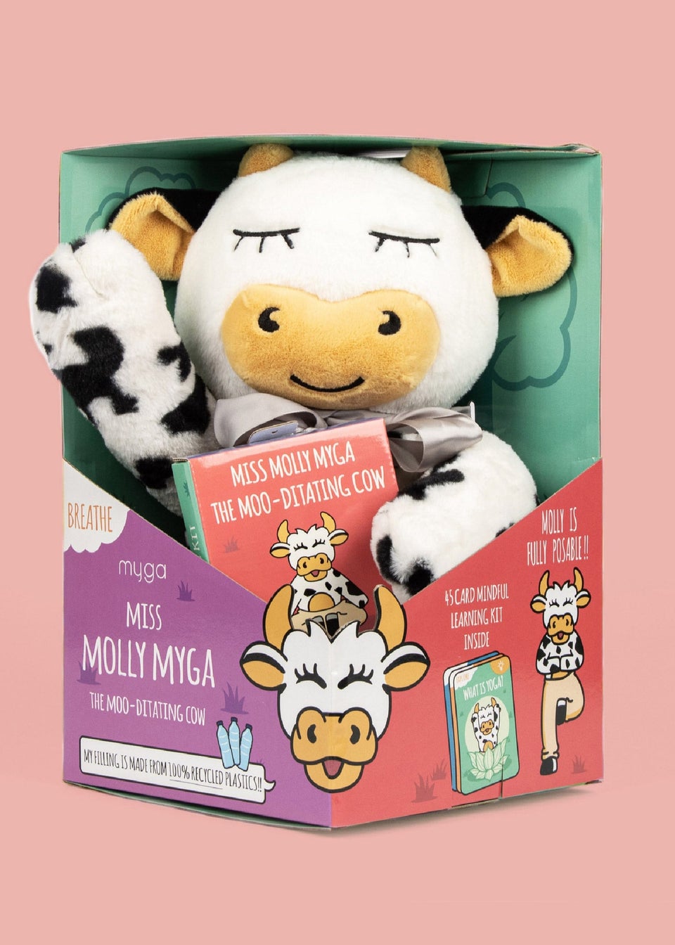 Myga Miss Molly Moo-ditating Cow - Matalan