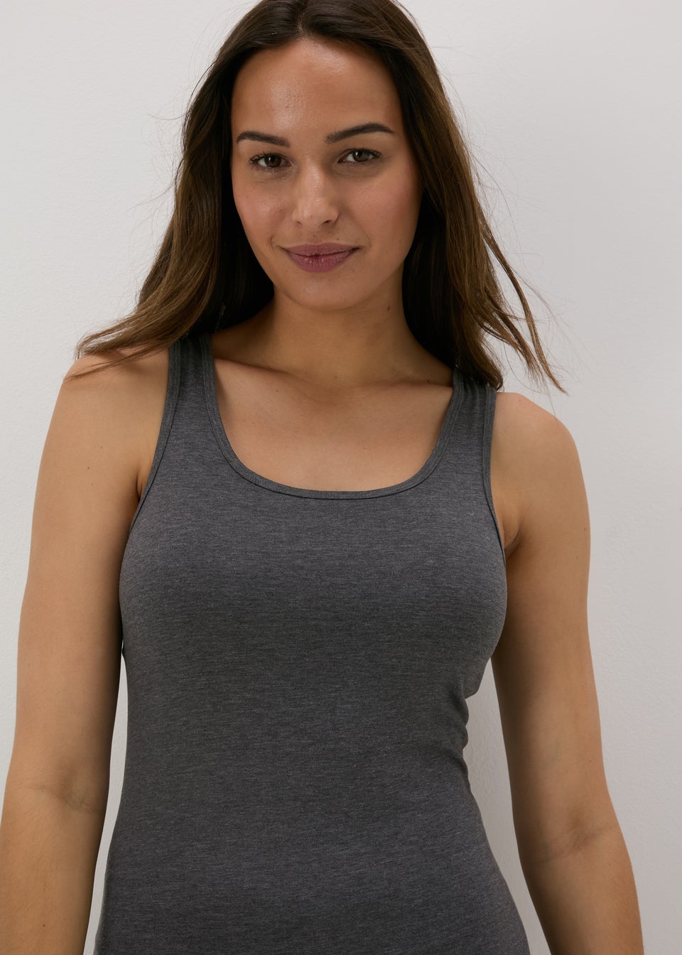 Charcoal Longline Vest Matalan