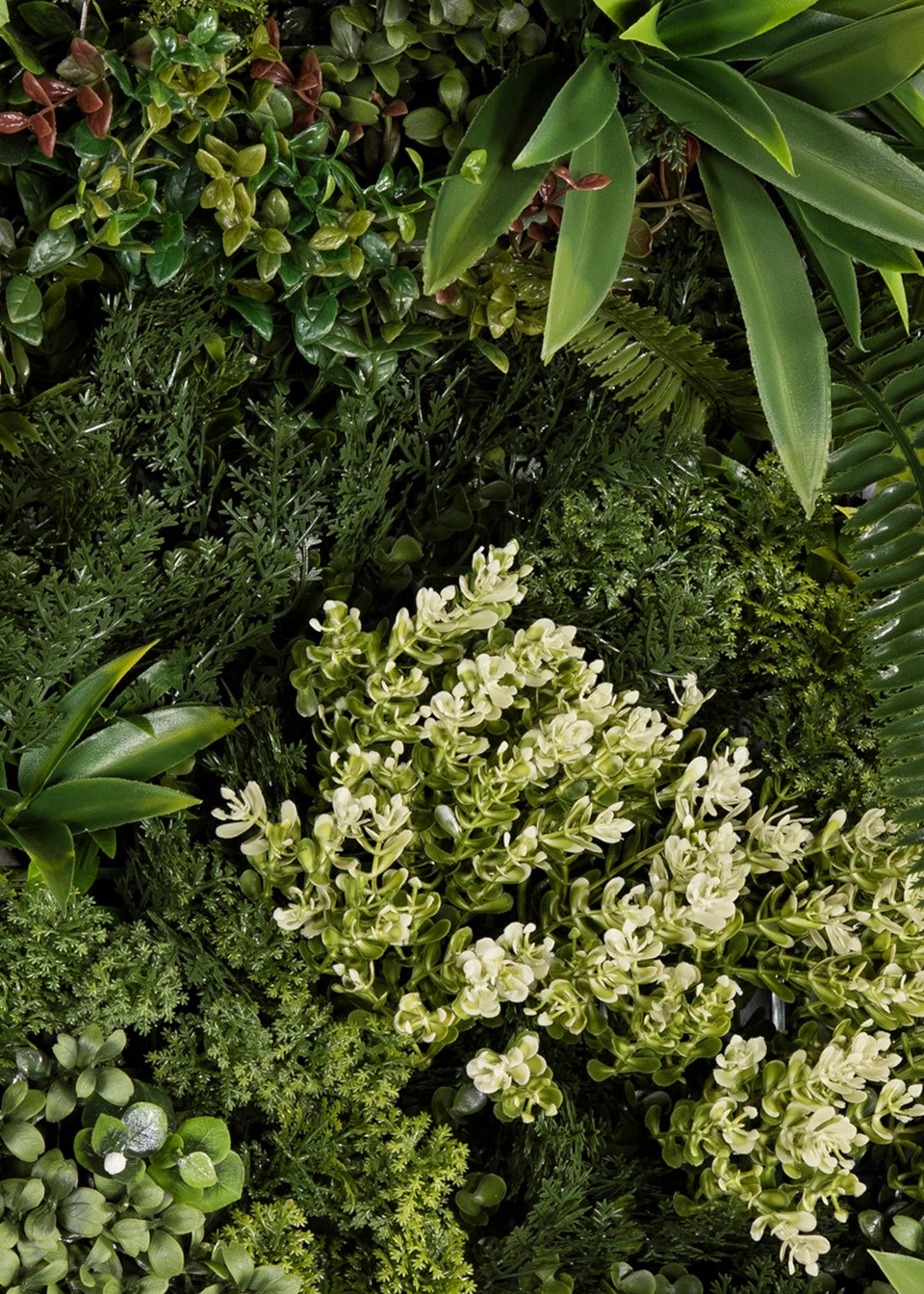 Premier Decorations Jade Envy Artificial Living Wall Art (50cm x 50cm ...