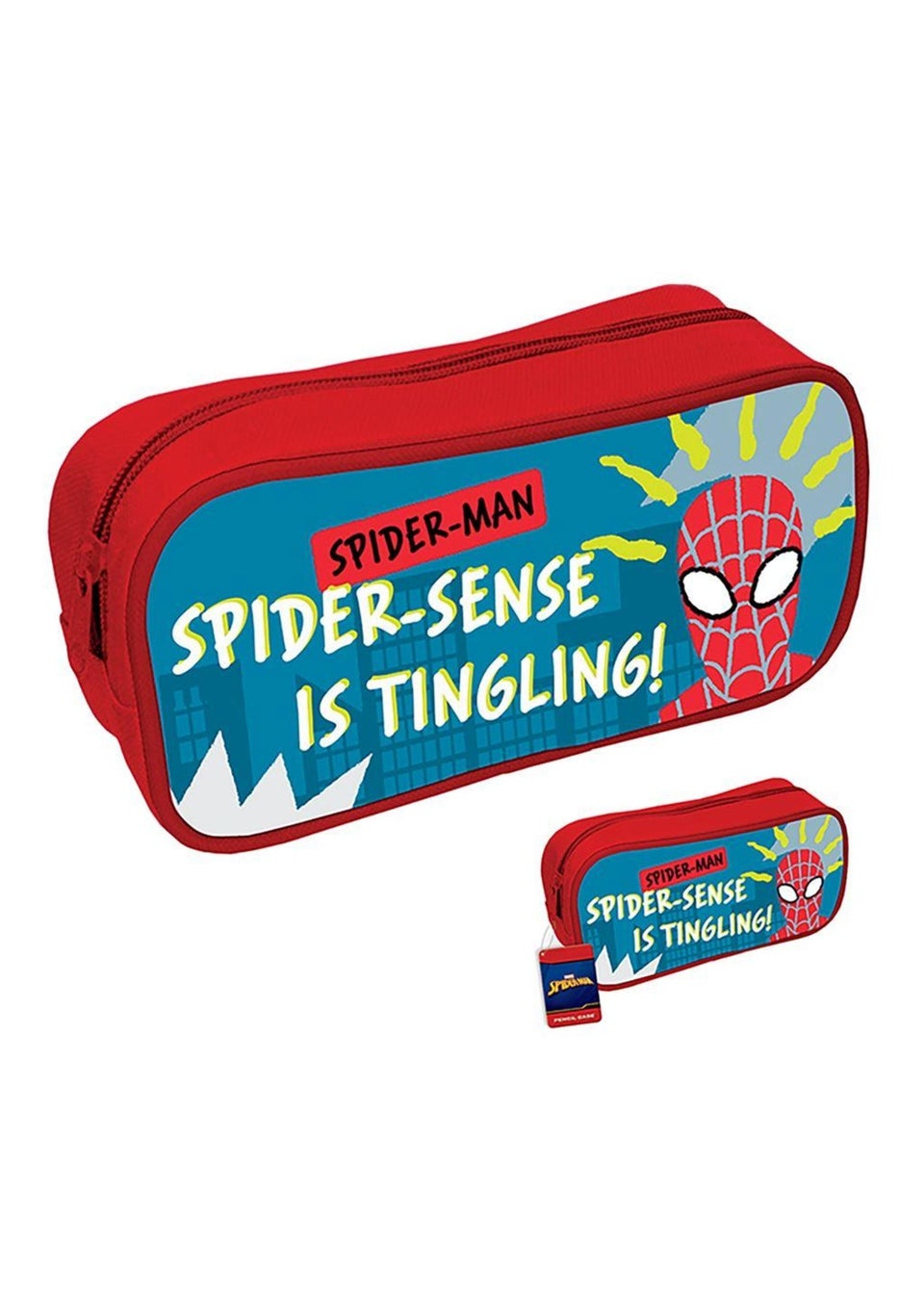 Spider-Man Red/Blue Sketch Pencil Case - Matalan