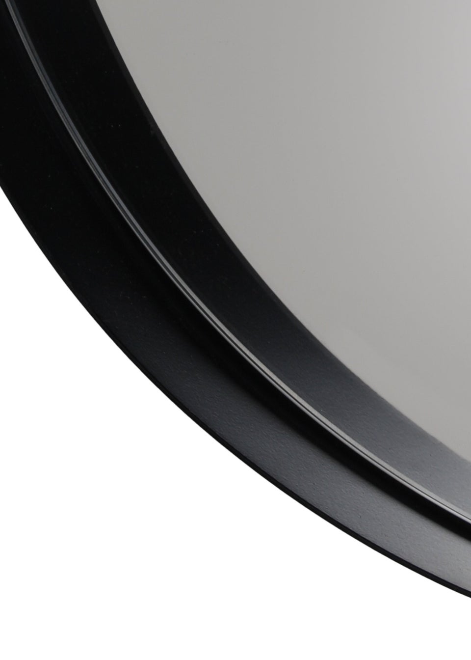 Yard Thin Round Deep Edge Circular Wall Mirror (50 x 50 x 5cm) - Matalan