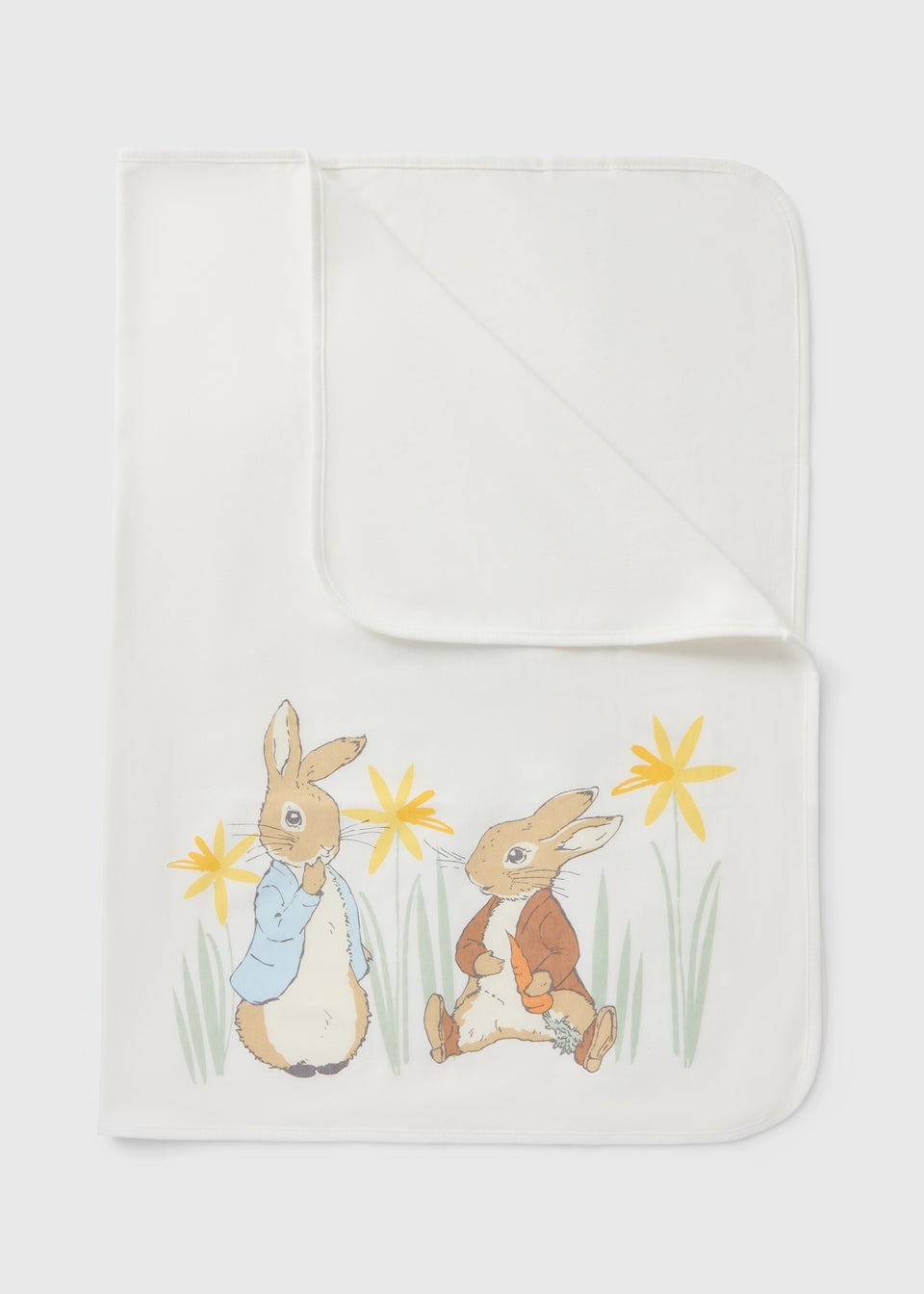 Peter Rabbit Baby Cream Milestone 3 Piece Blanket Set - Matalan