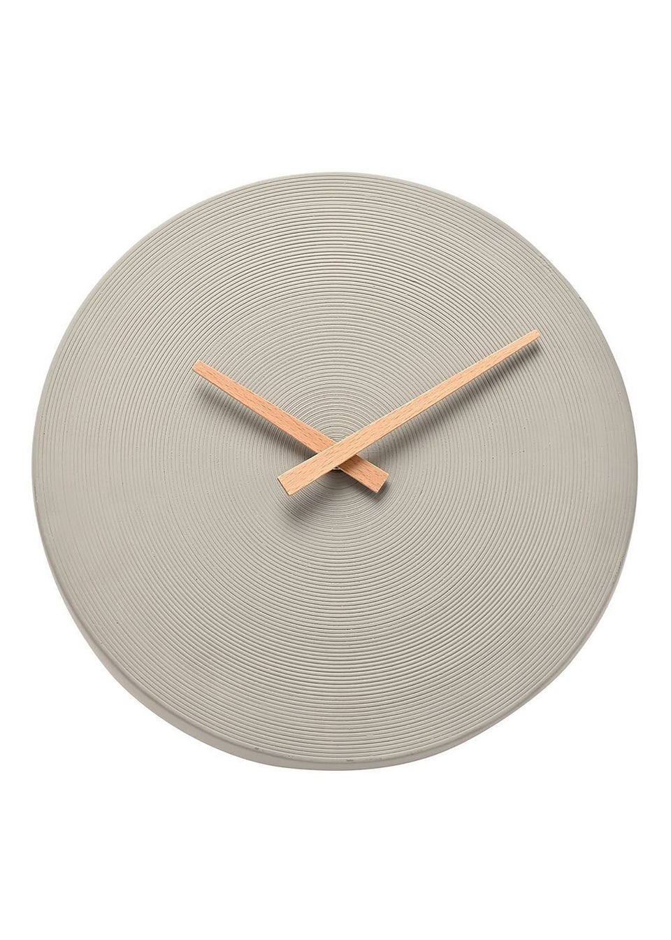 Interval Cement Grey Wall Clock 28cm - Matalan