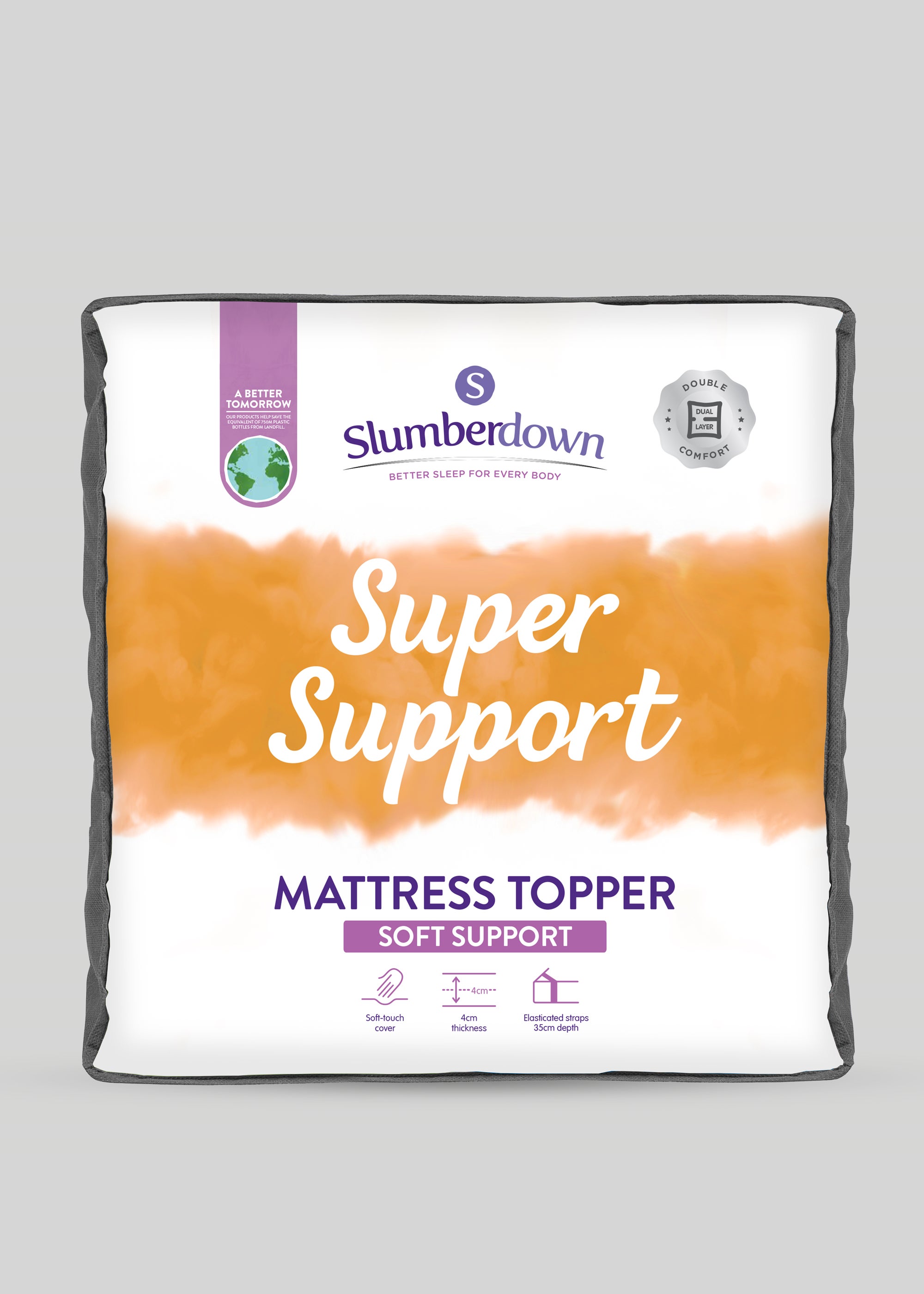 Slumberdown Super Support Mattress Topper - Single