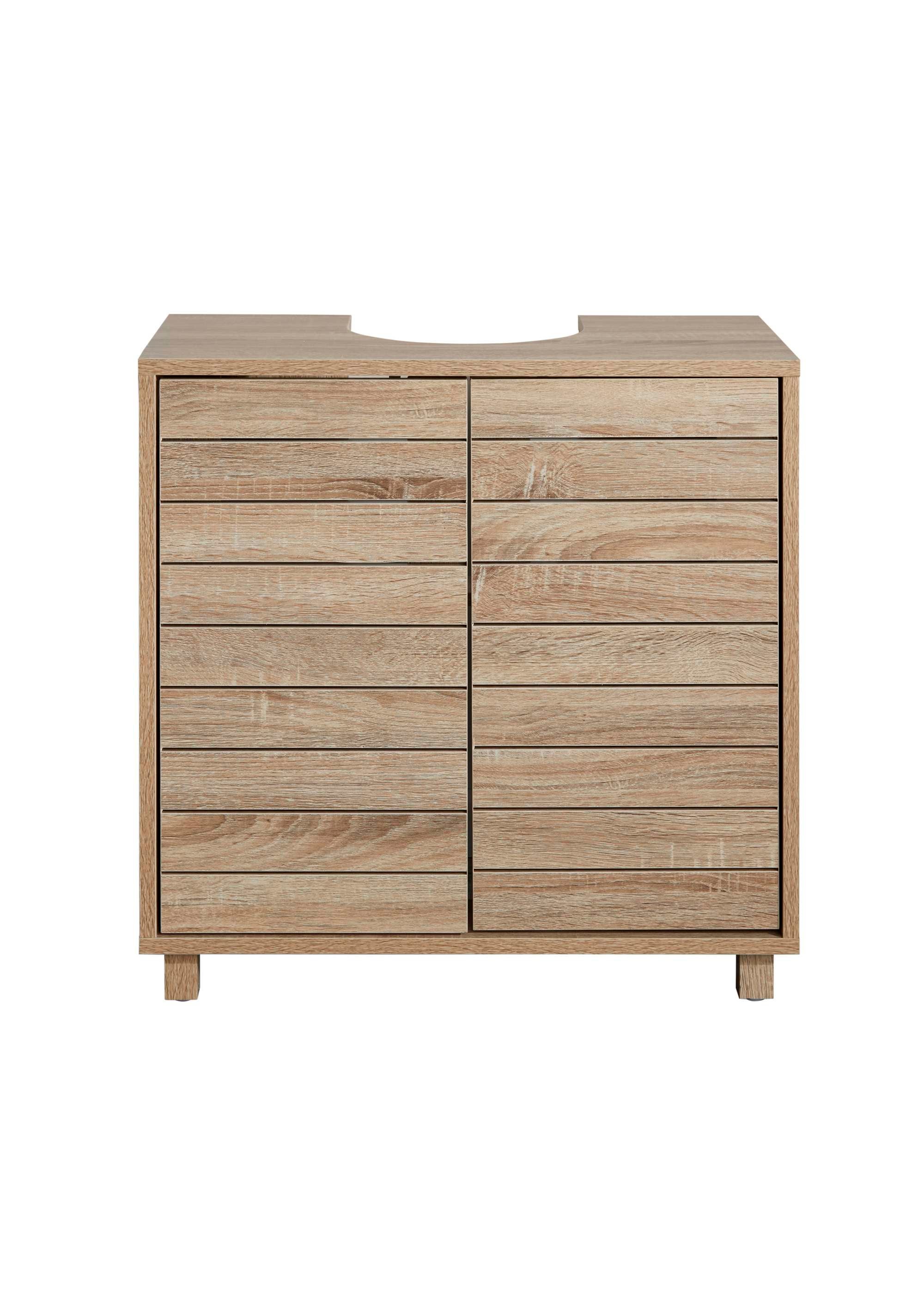 Lloyd Pascal Castleton Oak Effect Underbasin Unit Natural (60cm x 60cm ...