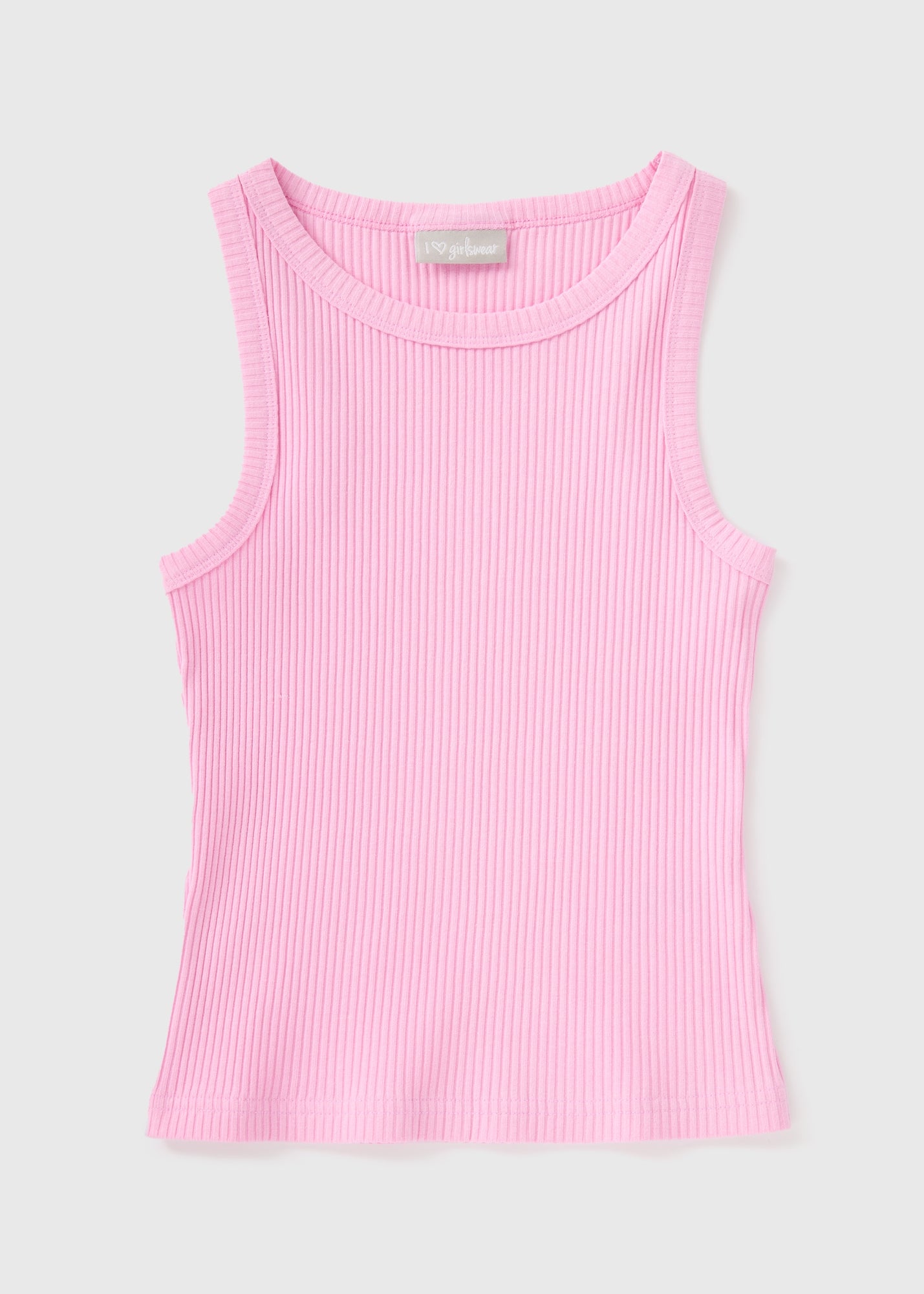 Girls Pink Ribbed Vets (7-15yrs) - Age 7 Years