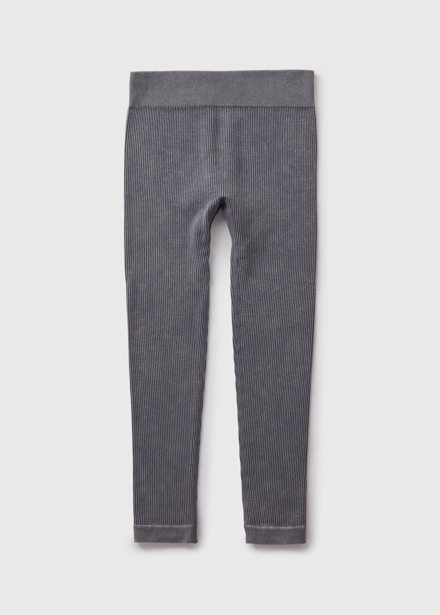 Girls Grey Seamless Leggings (7-15yrs) - Small