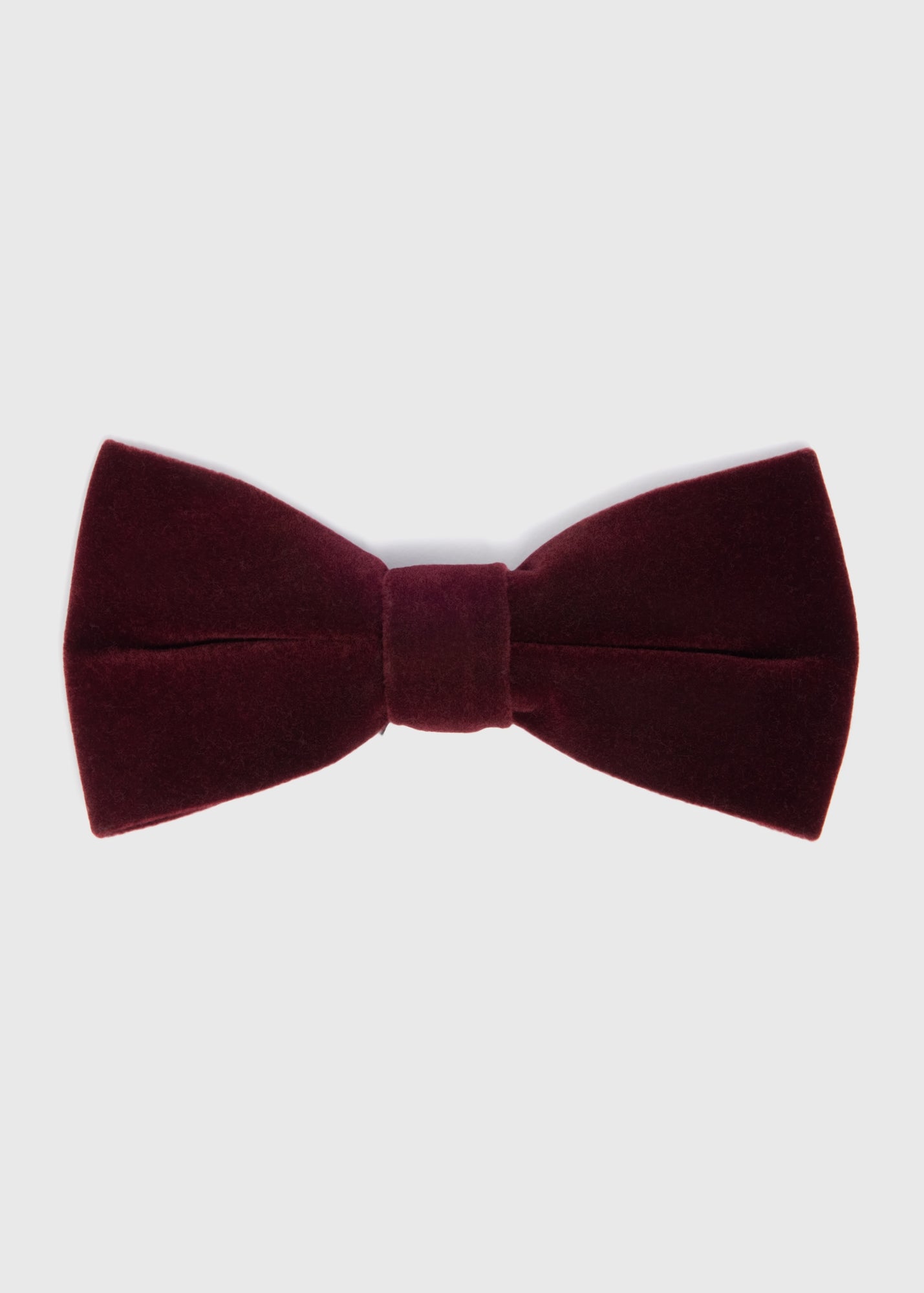Taylor & Wright Wine Velvet Bow Tie - One Size | Matalan