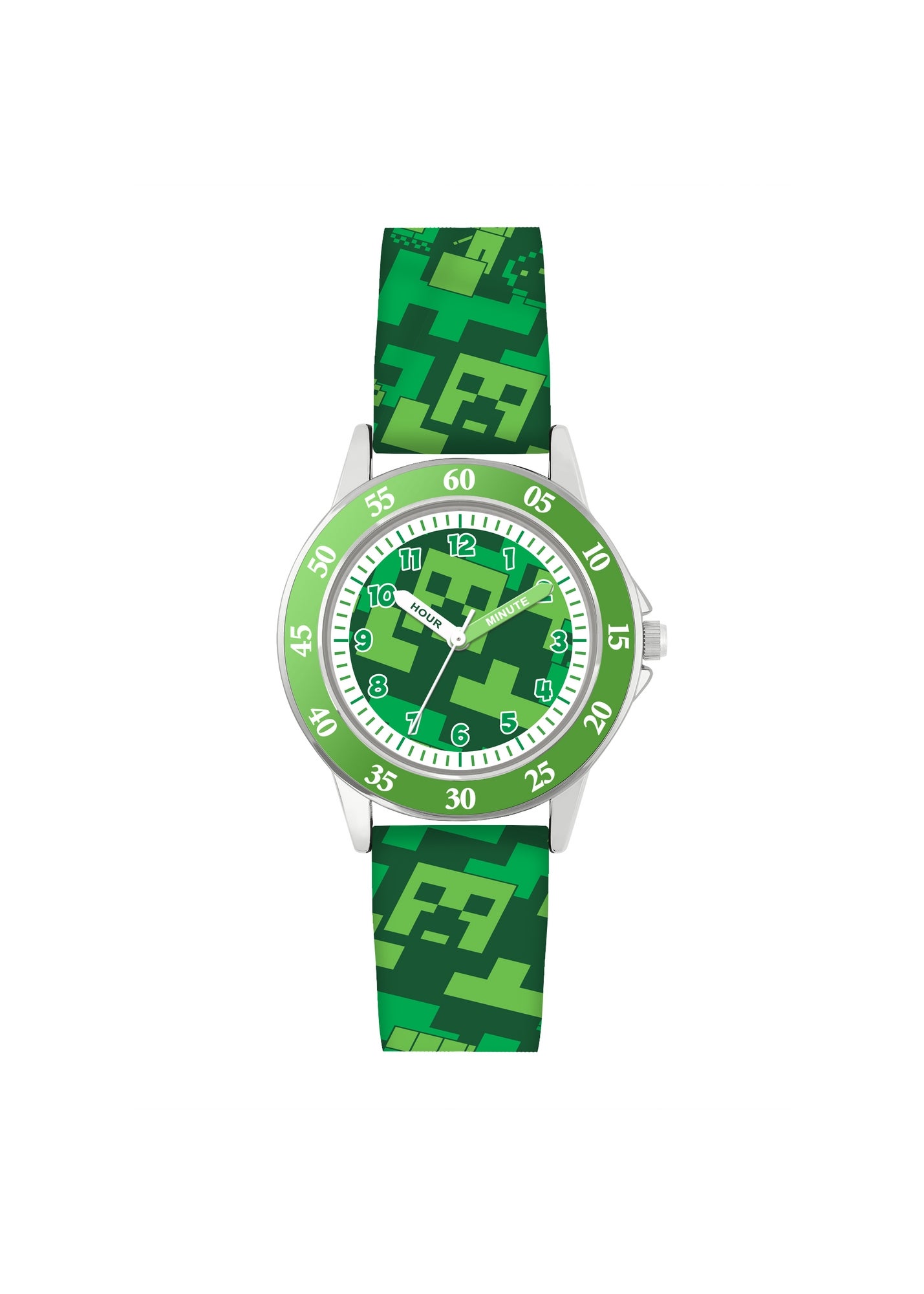 Minecraft Creeper Time Teacher Watch - One Size | Matalan