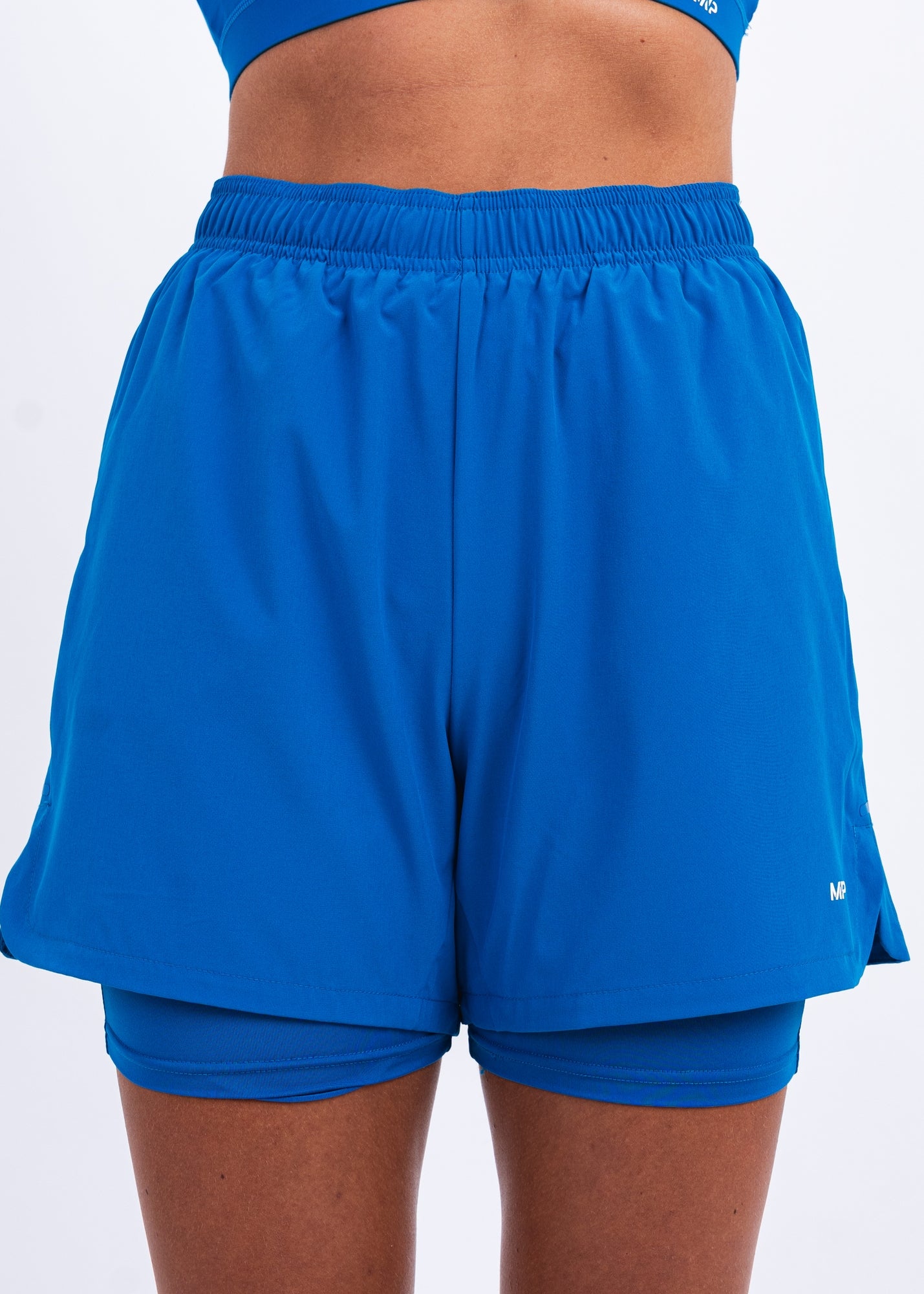 My Protein True Blue 2 in 1 Training Shorts - S