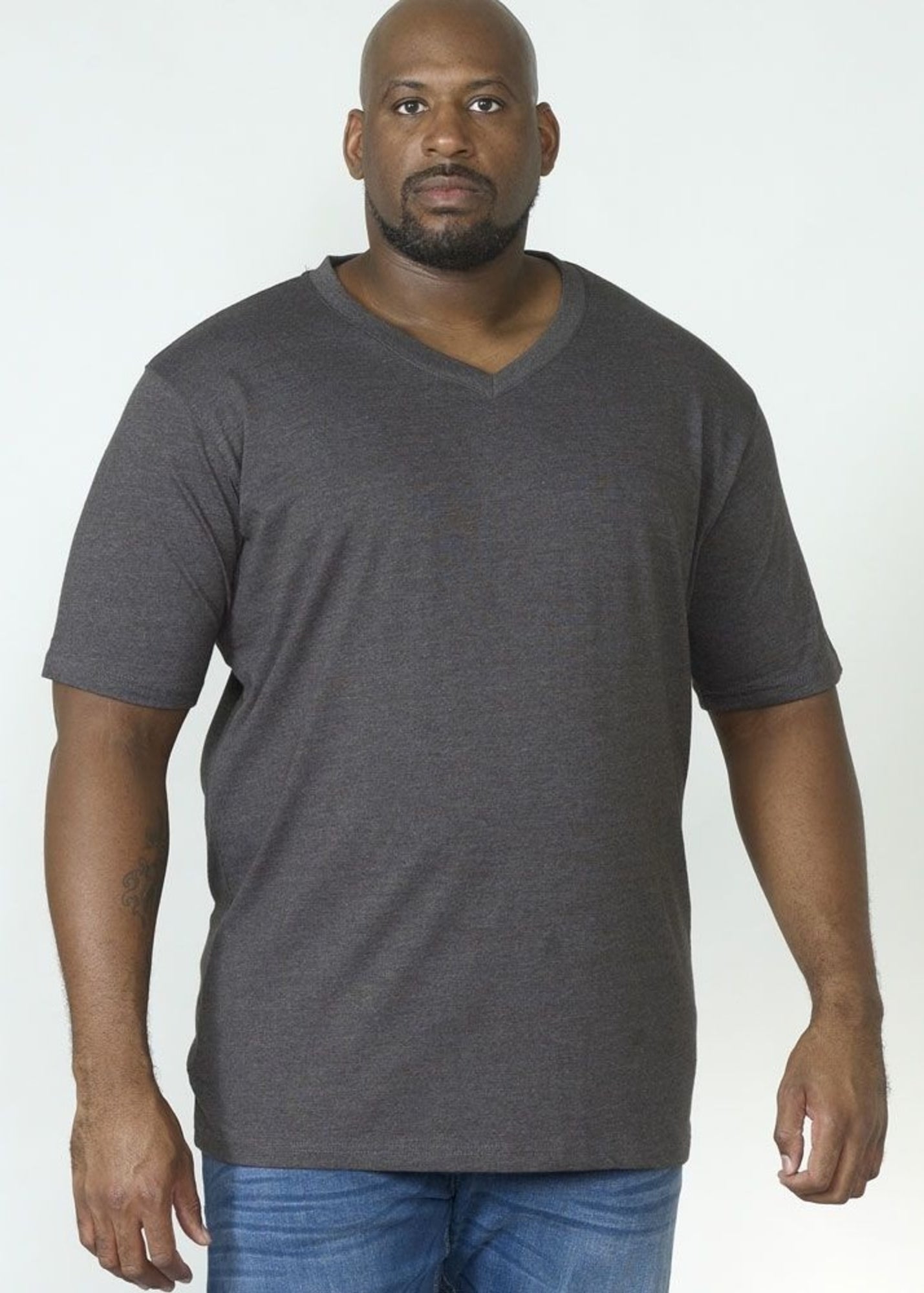 Duke Charcoal Signature 2 V Neck T-Shirt - M